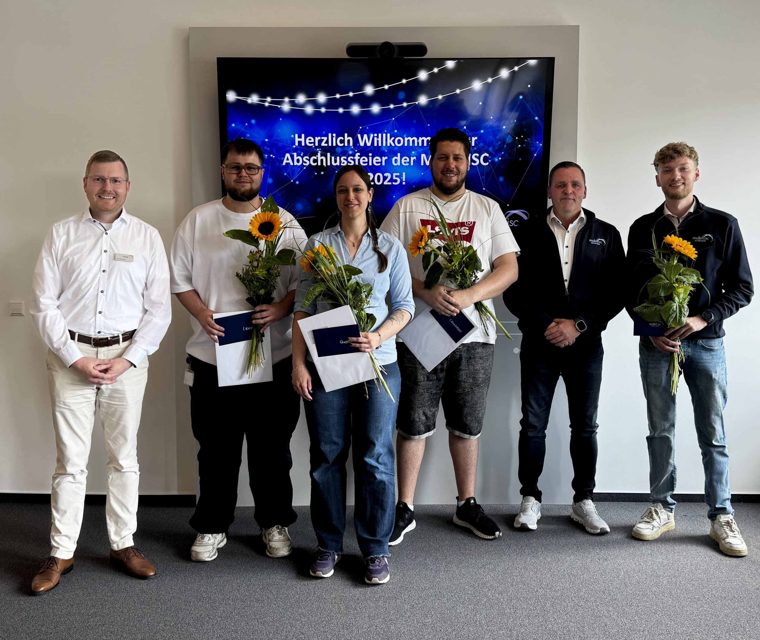 Abschlussfeier 2025 bei der Mobil ISC - Mobil ISC GmbH